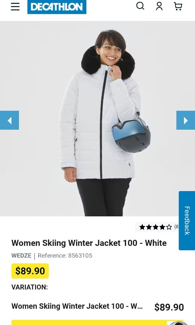 Decathlon Ski Jacket, Women's Fashion, Coats, Jackets and Outerwear on ...