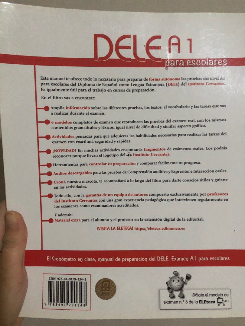 Edi Numen El Cronometro En Clase Examen A1 Manual de preparacion del ...