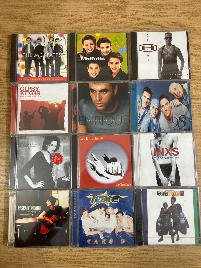 English CD Lot#1 (120 Titles/ 10 pages), Hobbies & Toys, Music & Media ...