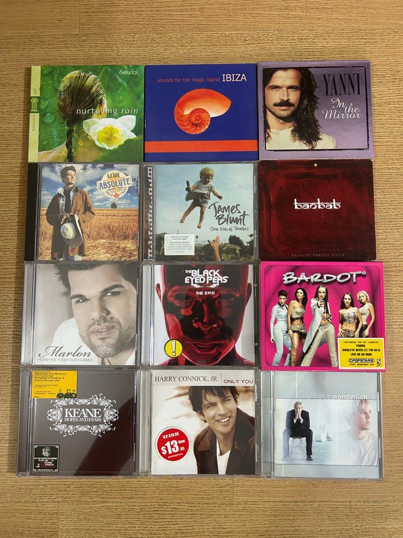 English CD Lot#1 (120 Titles/ 10 pages), Hobbies & Toys, Music & Media ...