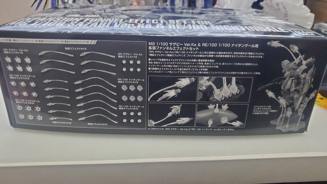 Expansion Funnel Effect Set For MG 1/100 SAZABI Ver.Ka & RE/100 ...