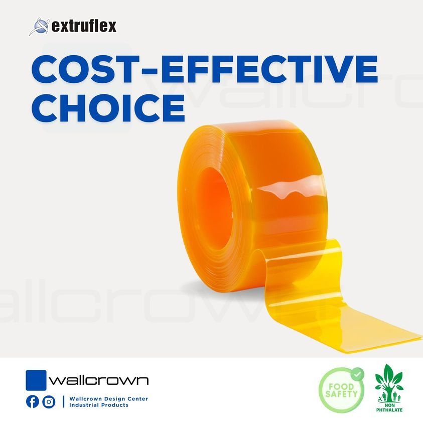 Extruflex PVC Strip Curtain - Anti-Insect Yellow, Commercial ...