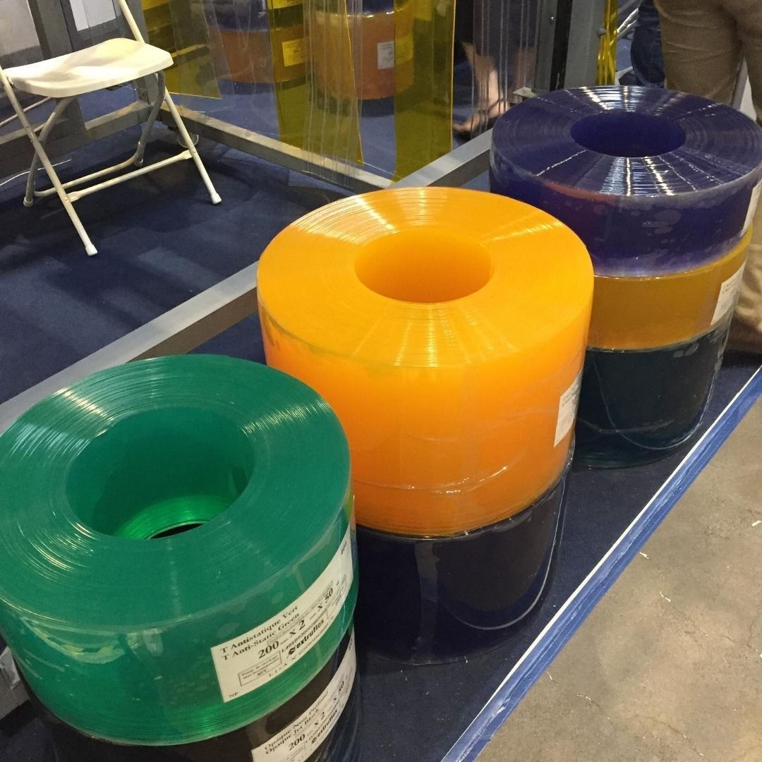 Extruflex PVC Strip Curtain - Polar Green, Commercial & Industrial ...