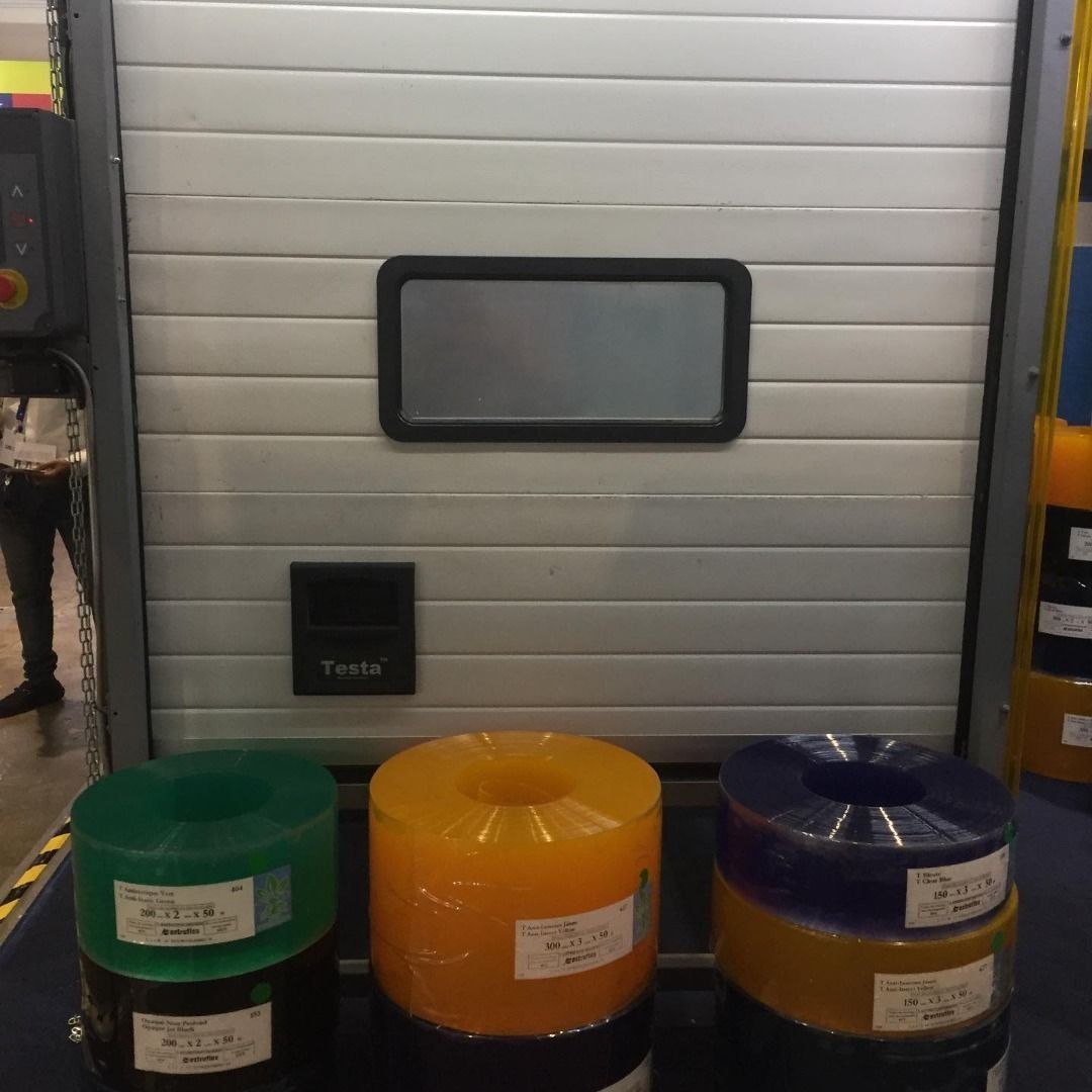 Extruflex PVC Strip Curtain - Polar Green, Commercial & Industrial ...