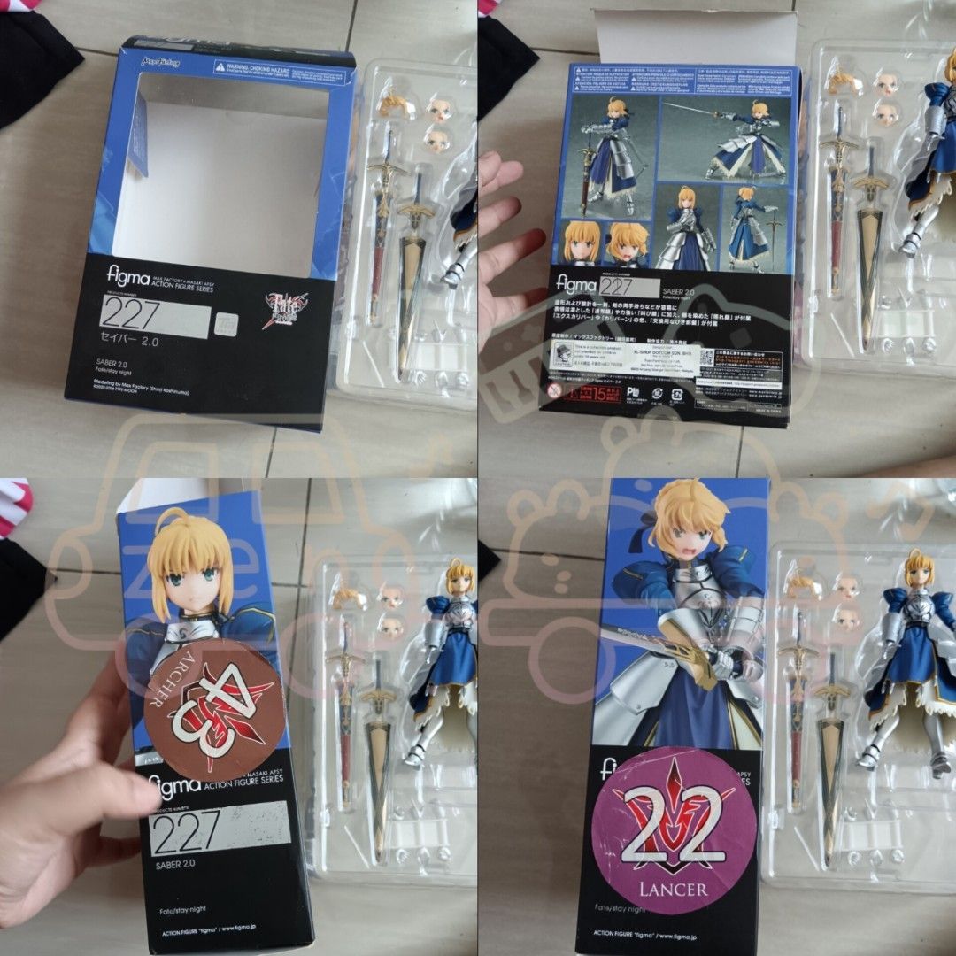 Fate Stay Night Saber Figma 2.0, Hobbies & Toys, Toys & Games on Carousell