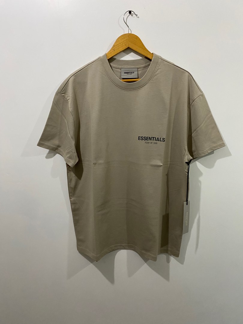 Fear of God Essentials Tan Core Collection T-shirt Small FW21, Men's ...