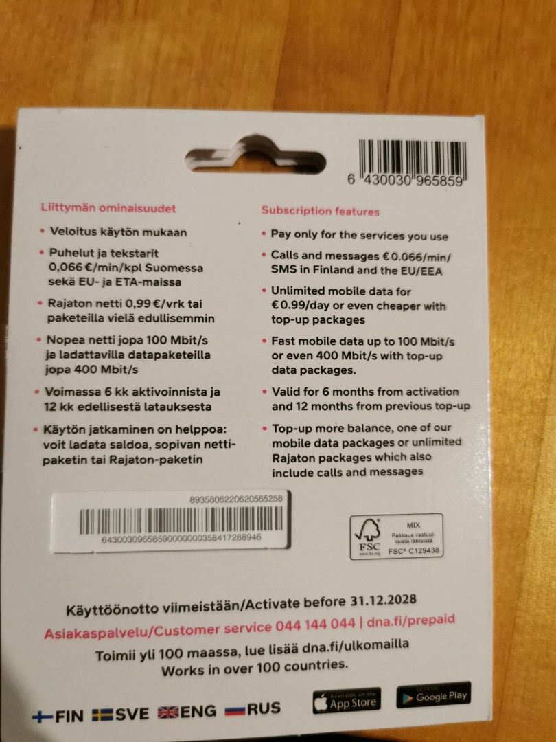 Finland sim card, Mobile Phones & Gadgets, Mobile & Gadget Accessories ...