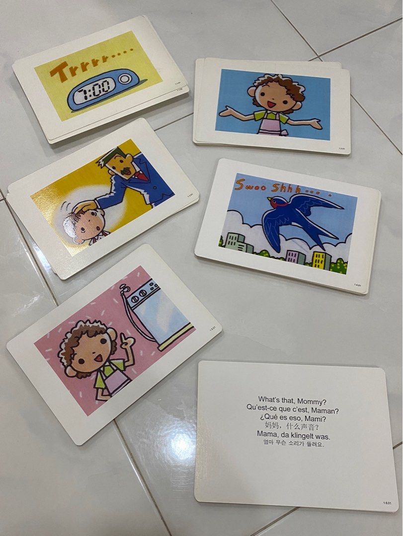 Multilingual Flashcard storybook , Hobbies & Toys, Books & Magazines ...