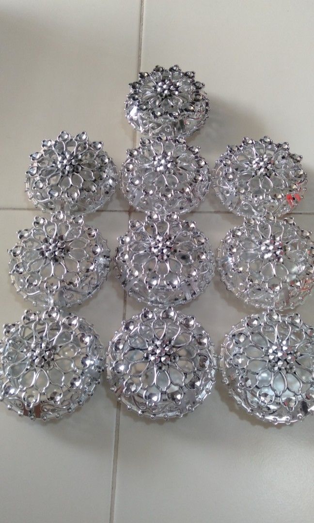 Flower Potpourri Container Bunga Rampai, Furniture & Home Living, Home ...