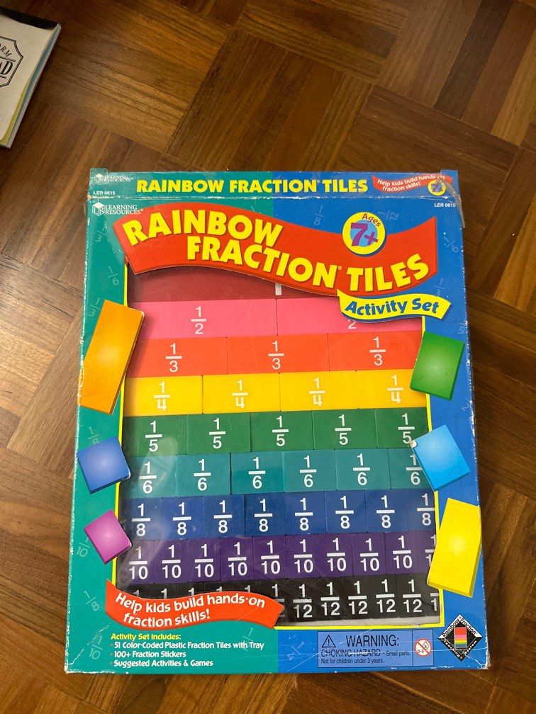Fraction Tiles, Everything Else on Carousell