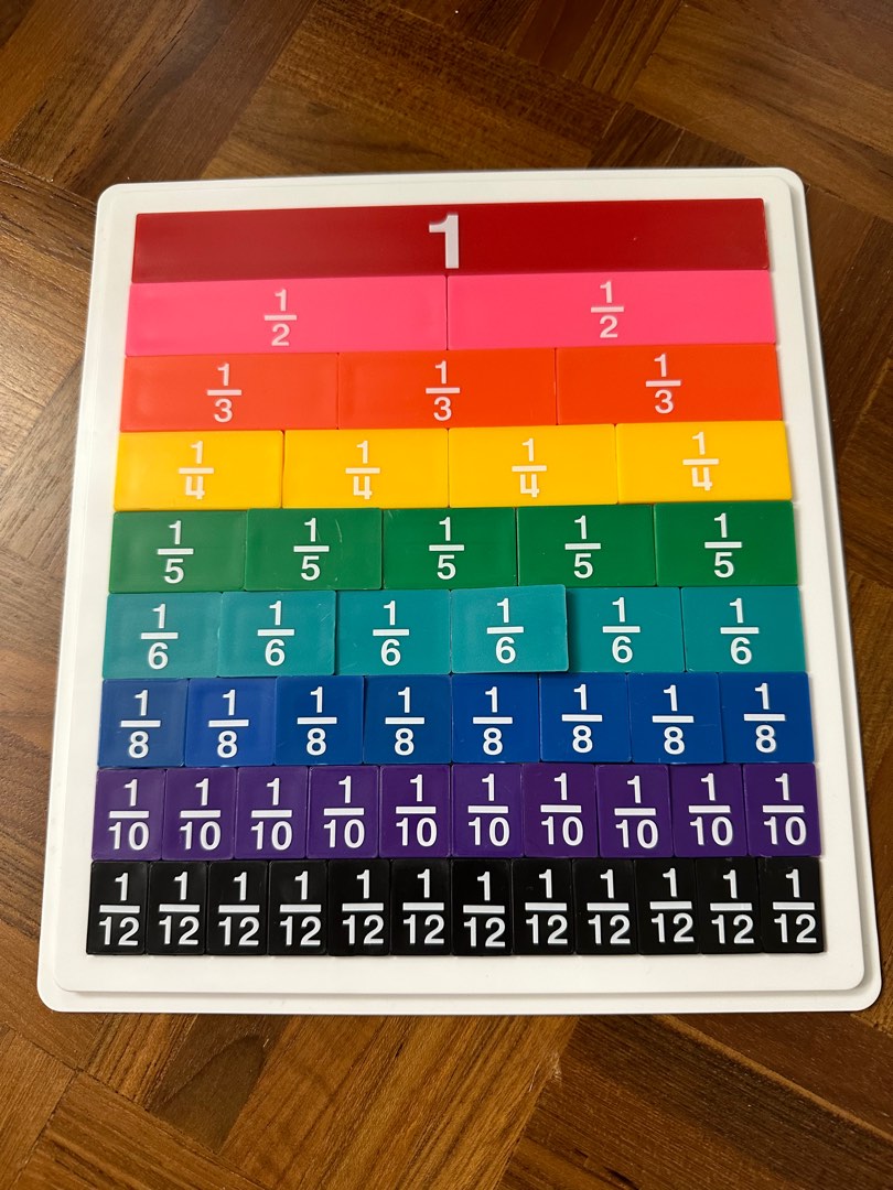 Fraction Tiles, Everything Else on Carousell