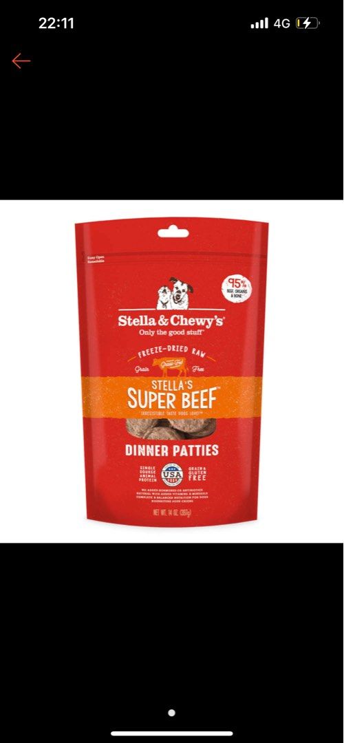 freeze dried raw patties absolute holistic, Pet Supplies, Pet Food on ...