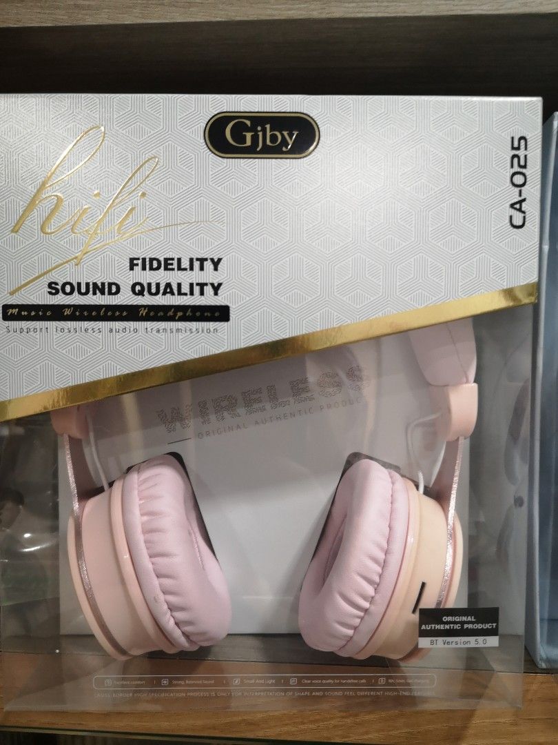 Gjby wireless headphones, Audio, Headphones & Headsets on Carousell