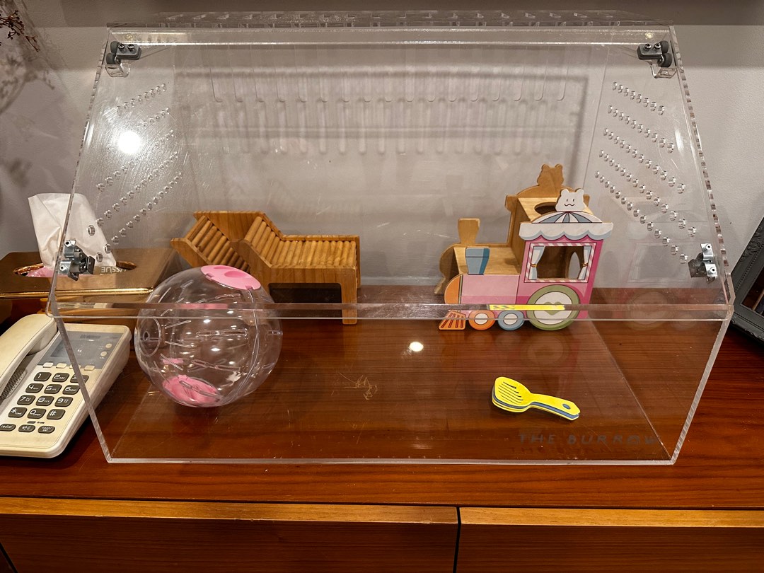Hamster Acrylic Cage, Pet Supplies, Homes & Other Pet Accessories on ...