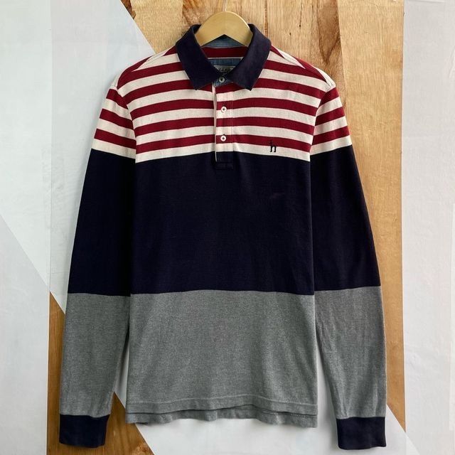Hazzys Polo Shirt Rugby Long Sleeve Original Authentic 100% Asli ...