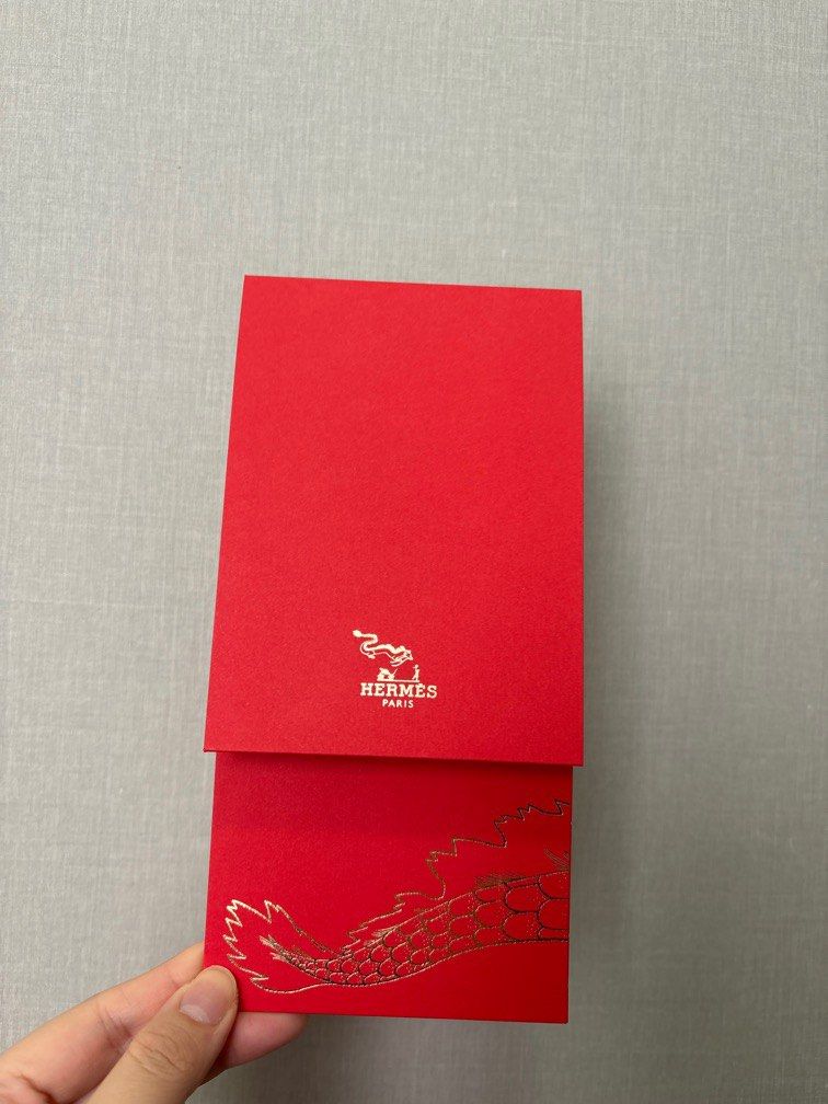 Hermes Red Packets 2024 - Set of 10 Pieces, Luxury, Accessories on ...