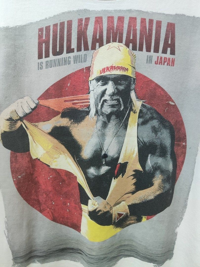 Hulk Hogan Hulkmania 2014 live in Japan official merch tee, Men's ...