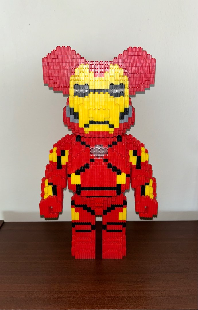 Iron Man Bearbrick Lego Display [Ready-Made], Hobbies & Toys, Toys ...