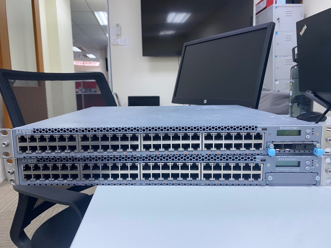 Juniper EX4300 PoE+ Switch, Computers & Tech, Office & Business ...