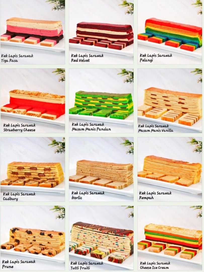 Kek Lapis Sarawak Hari Raya 2024, Food & Drinks, Other Food & Drinks on ...