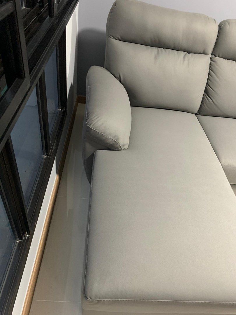 L sofa anti scratches display set, Furniture & Home Living, Furniture ...