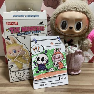 LABUBU the monsters series KEYCHAIN POPMART/ full set / able choose character / single blind box ...