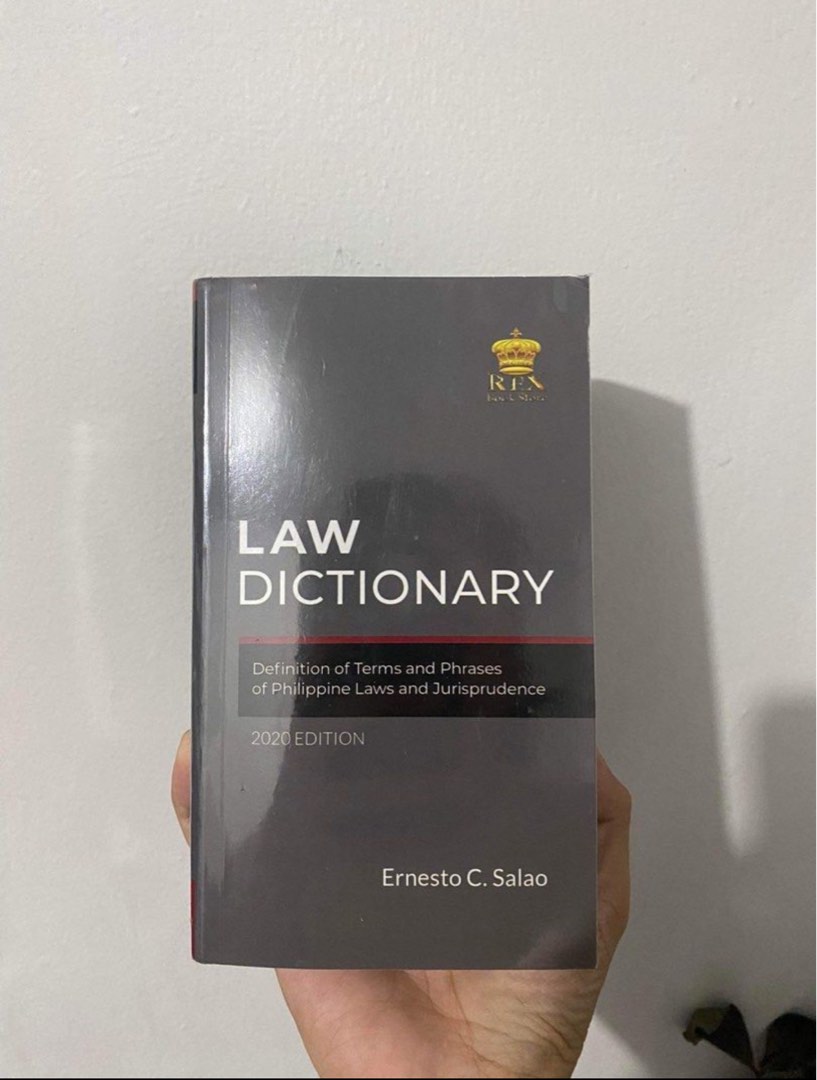 Law Dictionary Rex Bookstore (Salao), Hobbies & Toys, Books & Magazines ...
