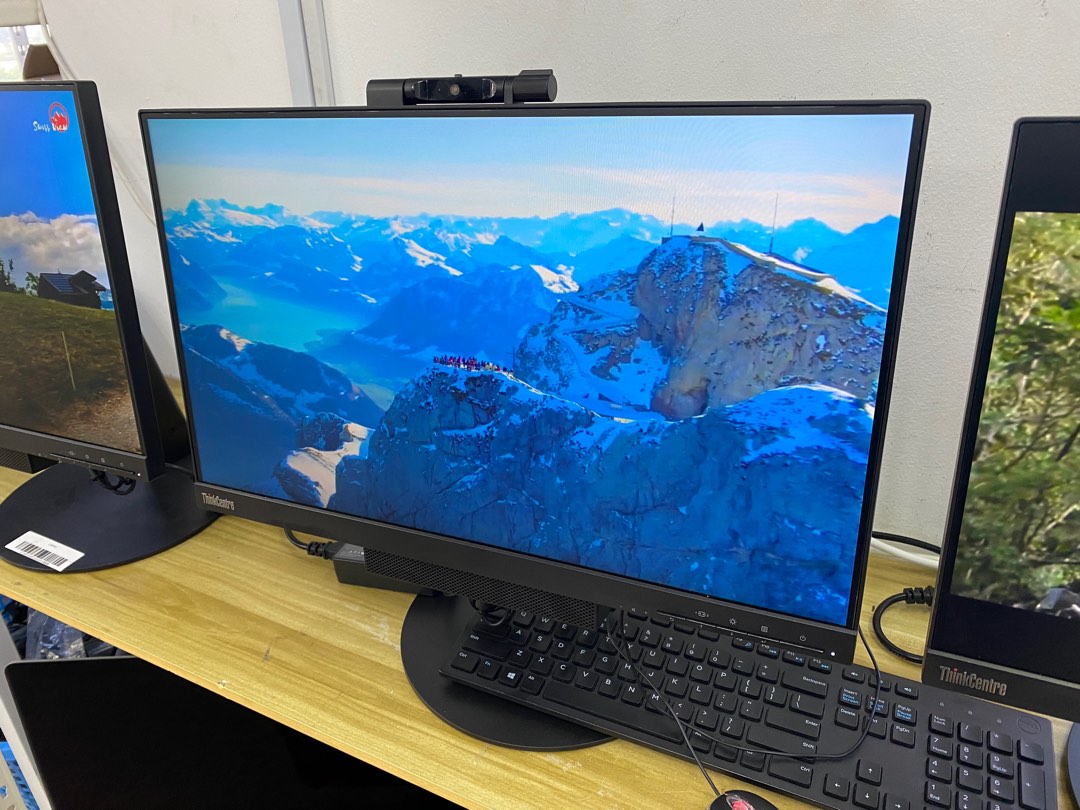 Lenovo Thinkcentre All in One AIO i5-6th Gen 8GB RAM 256GB SSD 22 Inch ...