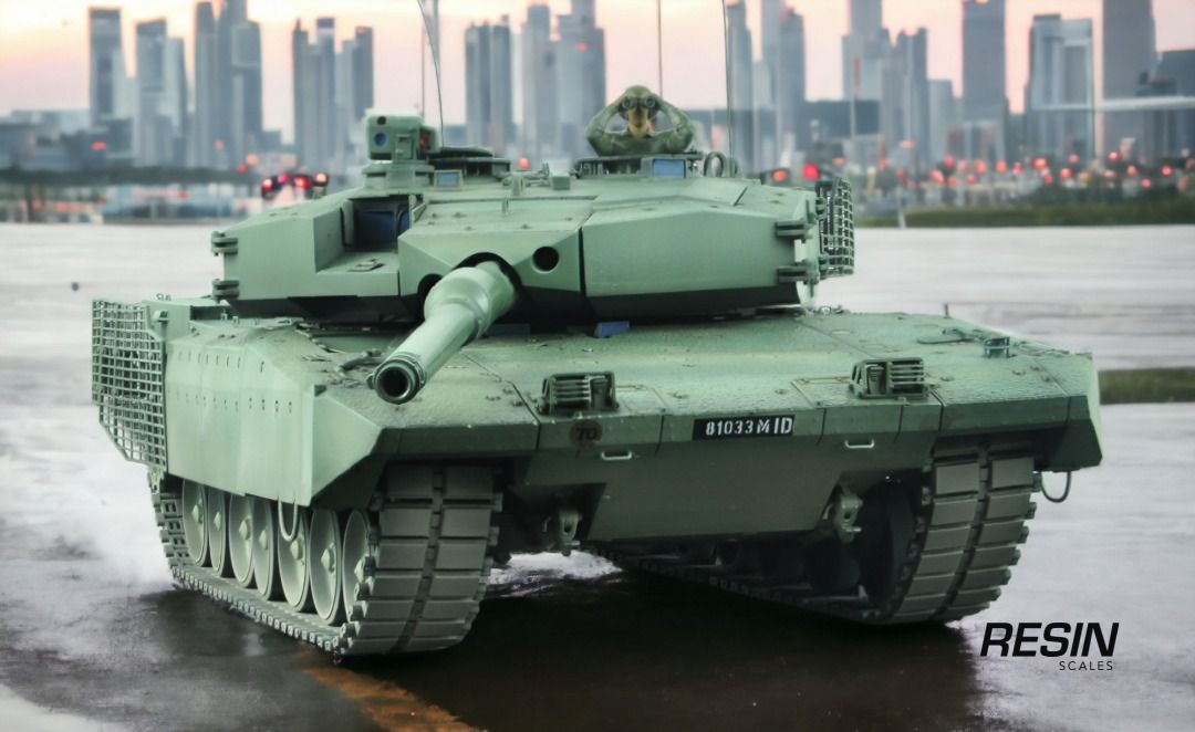 Leopard 2SG Germany Singapore Main Battle Tank 1/35 resinscales model ...