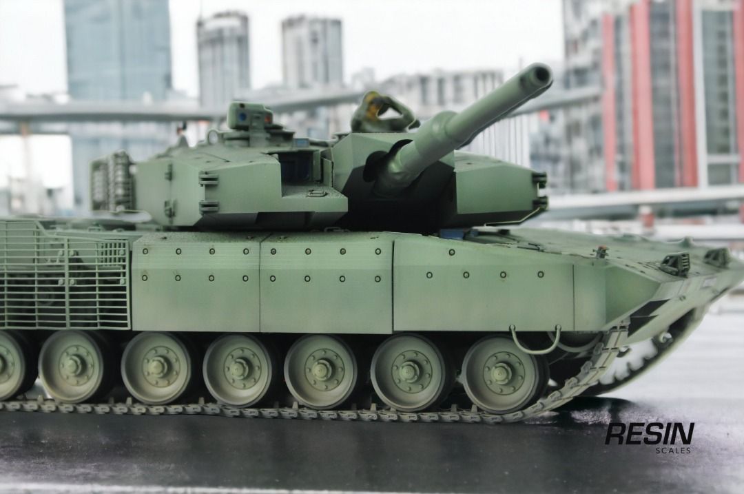 Leopard 2SG Germany Singapore Main Battle Tank 1/35 resinscales model ...
