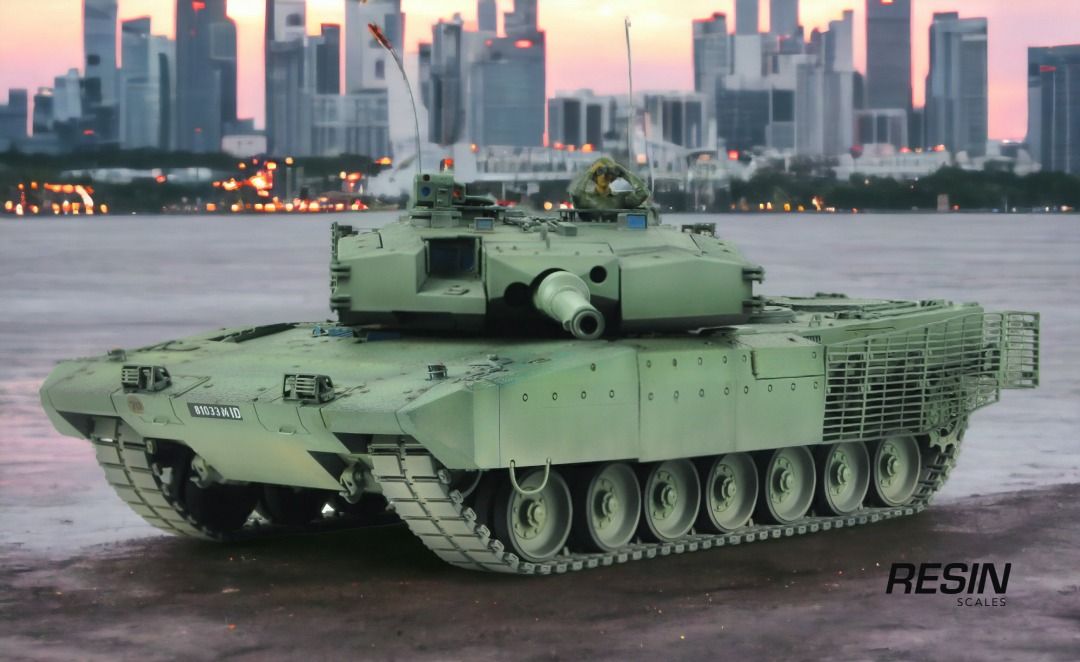 Leopard 2SG Germany Singapore Main Battle Tank 1/35 resinscales model ...