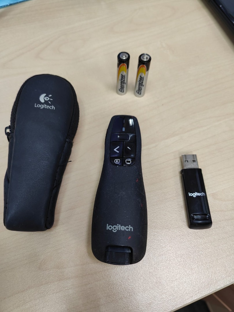 Logitech Wireless Presenter R400 Presentation Wireless Presenter with Laser Pointer, Computers ...