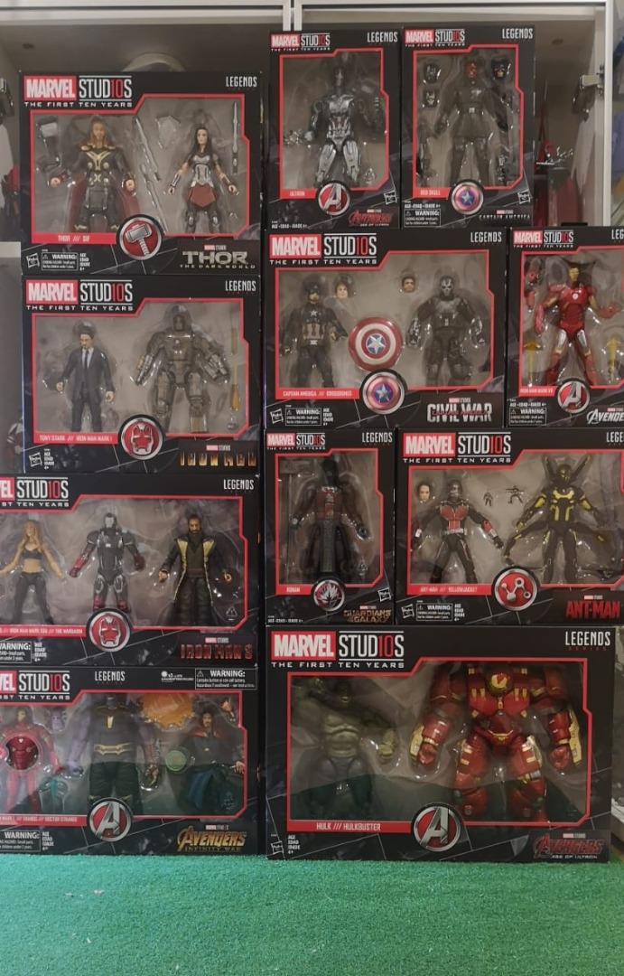 Marvel Legends MCU First Ten (10) Years Complete Set 20 Figures ...