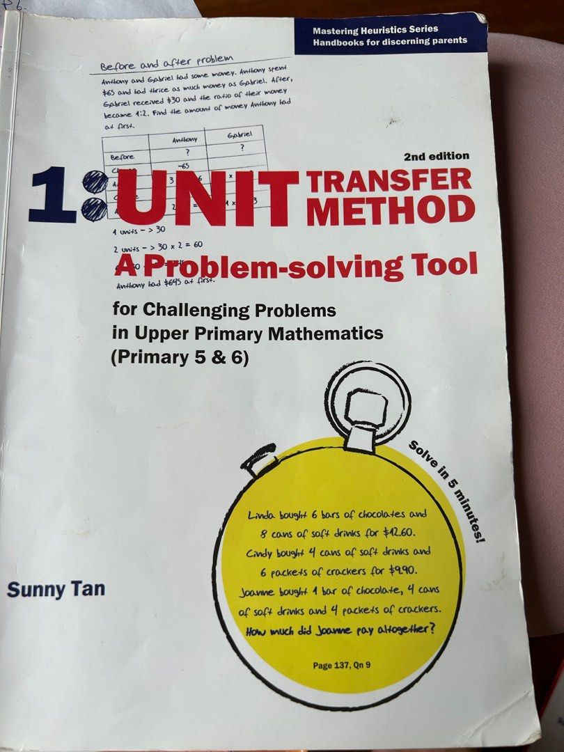 Mastering heuristics series math assessment books, Hobbies & Toys ...