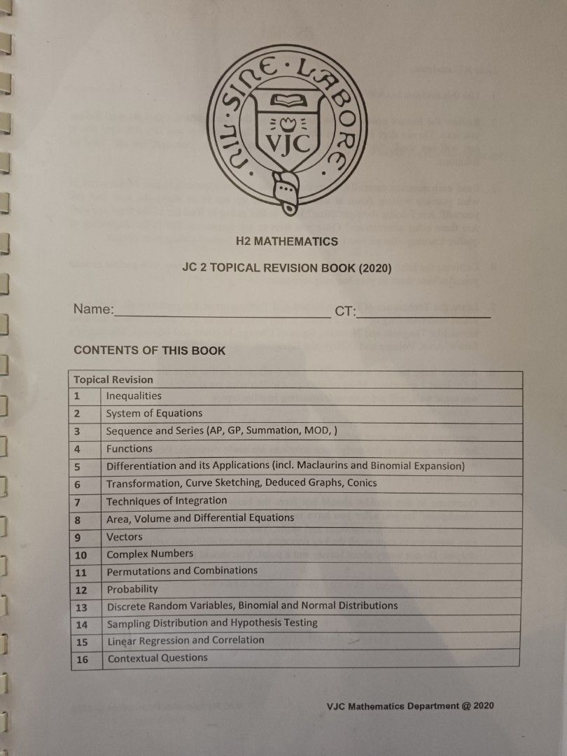 Mathematics Topical Revision Book Final Answers Given Hobbies And Toys Books And Magazines
