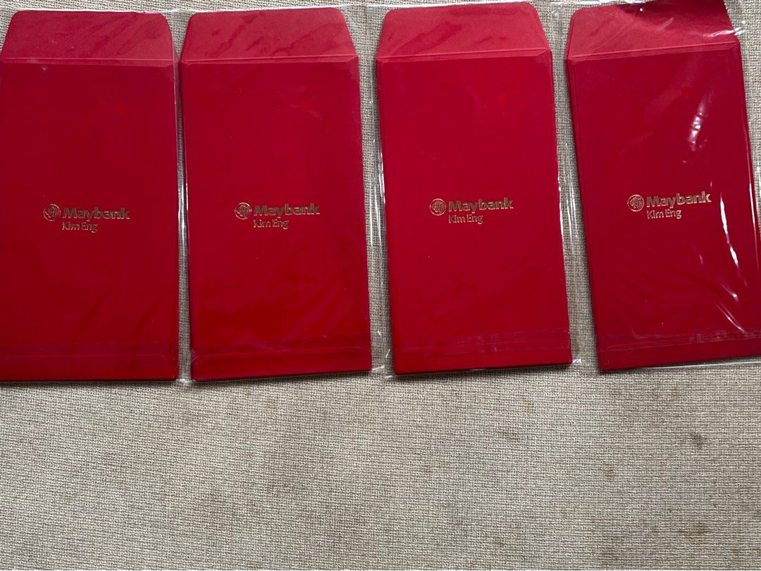 MayBank Kim Eng Ang Pow (All 4 packs), Hobbies & Toys, Stationery ...