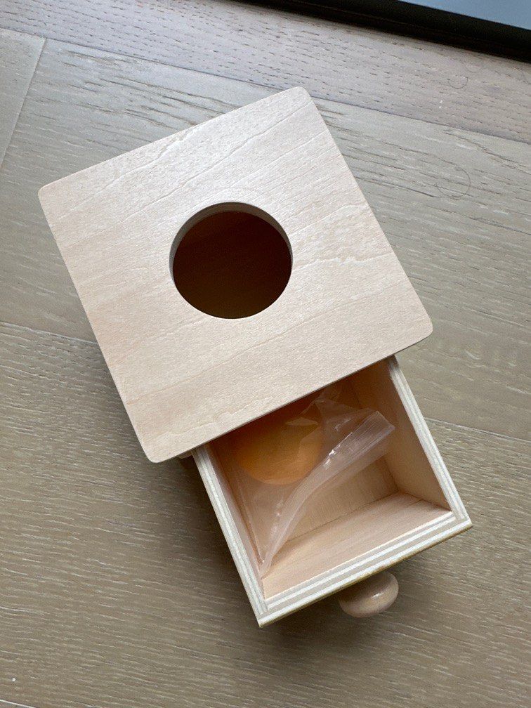 Montessori ball drop box, Hobbies & Toys, Toys & Games on Carousell