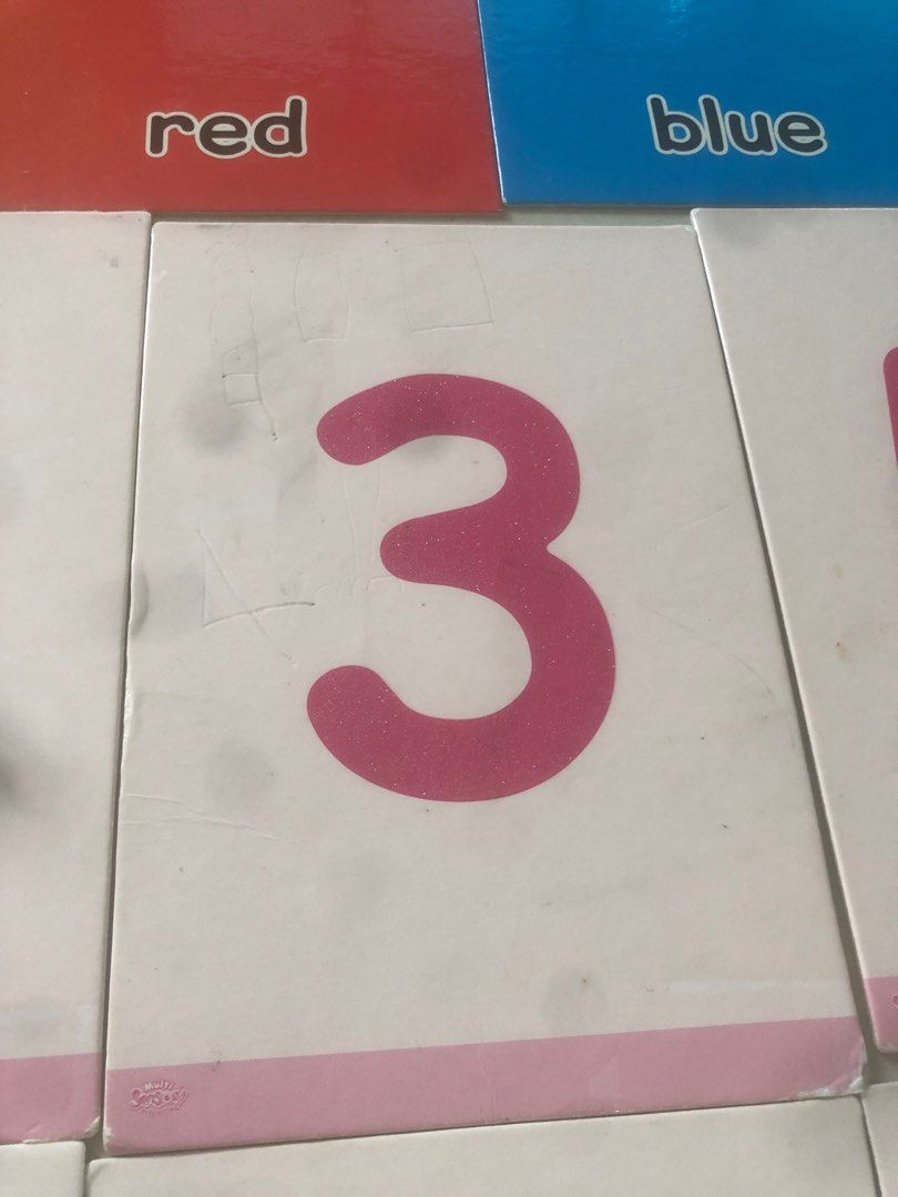 Montessori sand paper numbers 1-10, Hobbies & Toys, Toys & Games on ...