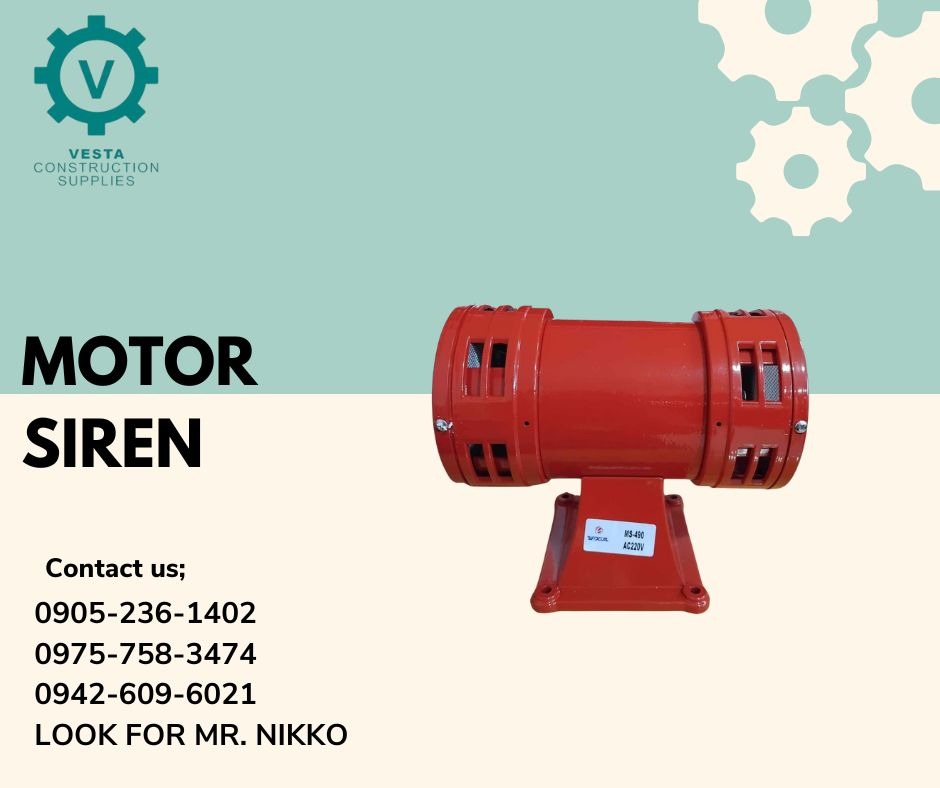 MOTOR SIREN, Commercial & Industrial, Construction Tools & Equipment on ...