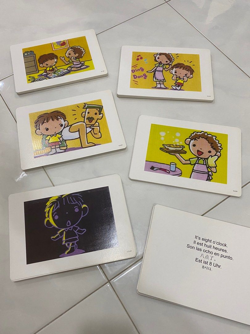 Multilingual Flashcard storybook, Hobbies & Toys, Books & Magazines ...