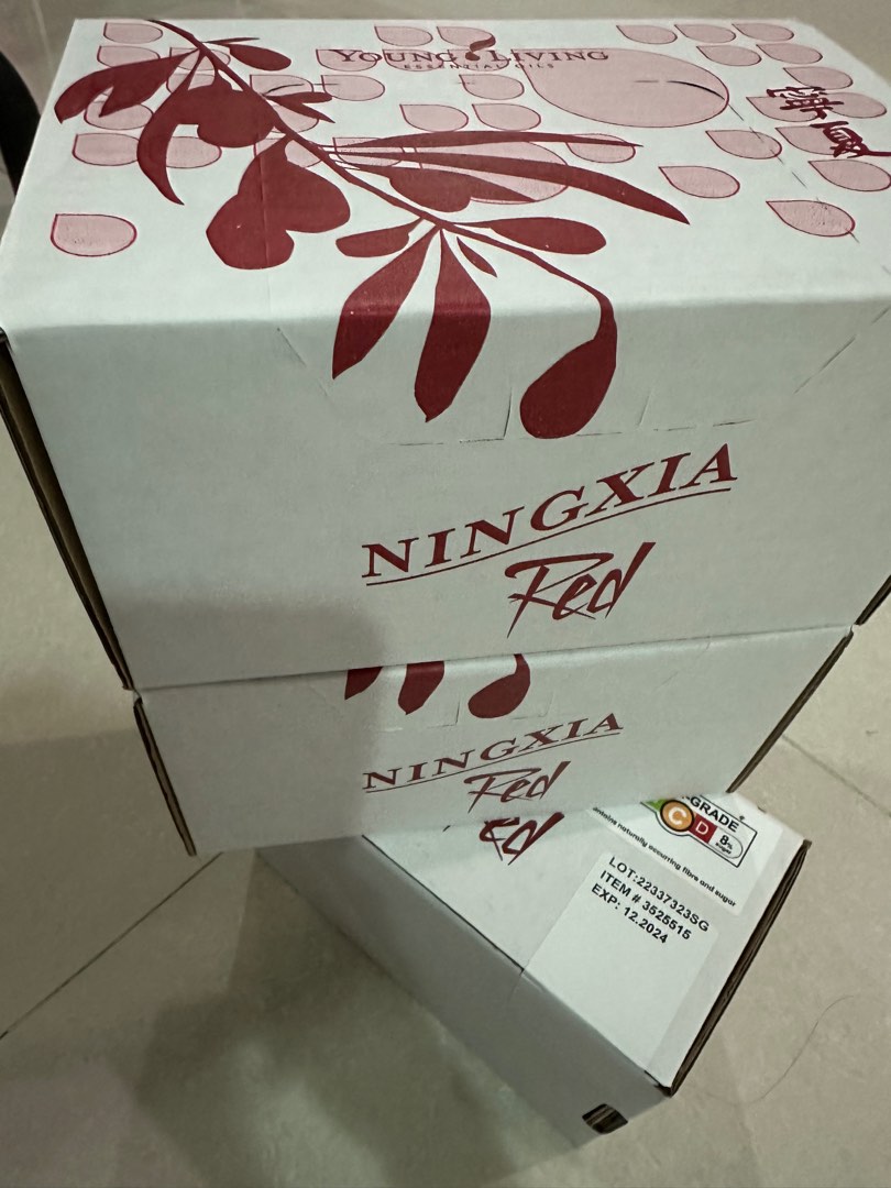 Ningxia red sachets - Exp: 10.2025, Health & Nutrition, Health ...
