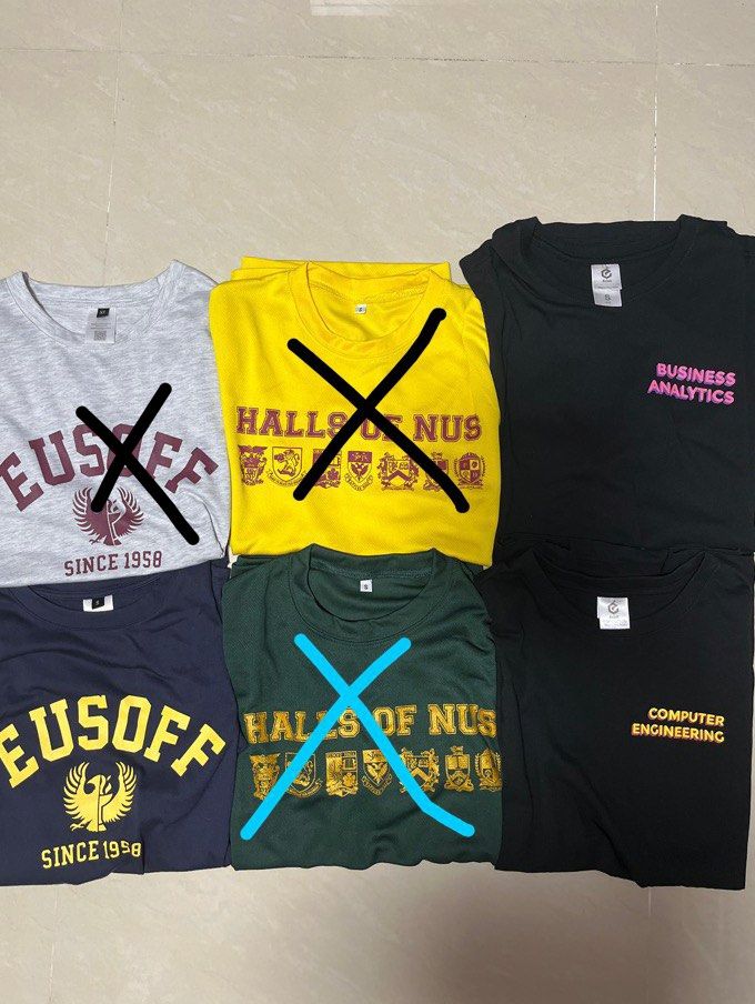 NUS HONUS / Eusoff Hall / Computing Shirt, Men's Fashion, Tops & Sets ...