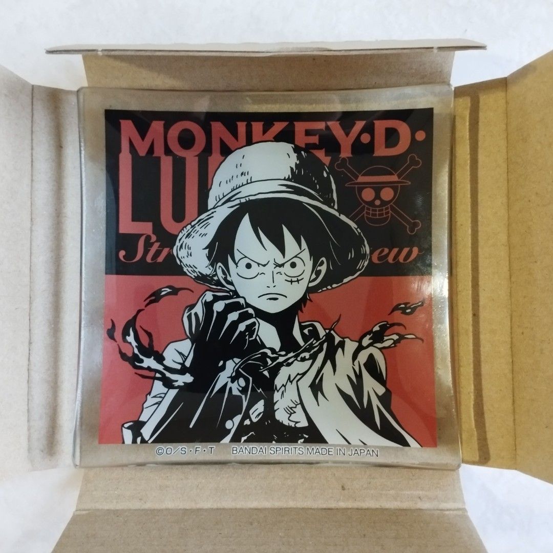 One Piece LUFFY Glass Plate Ichiban Kuji BANDAI Spirits Anime Manga ...
