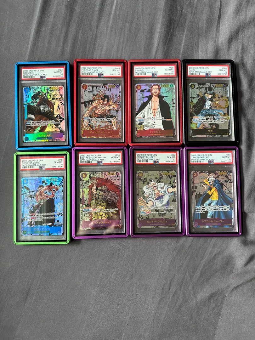 One piece TCG manga Luffy psa 10, Hobbies & Toys, Toys & Games on Carousell