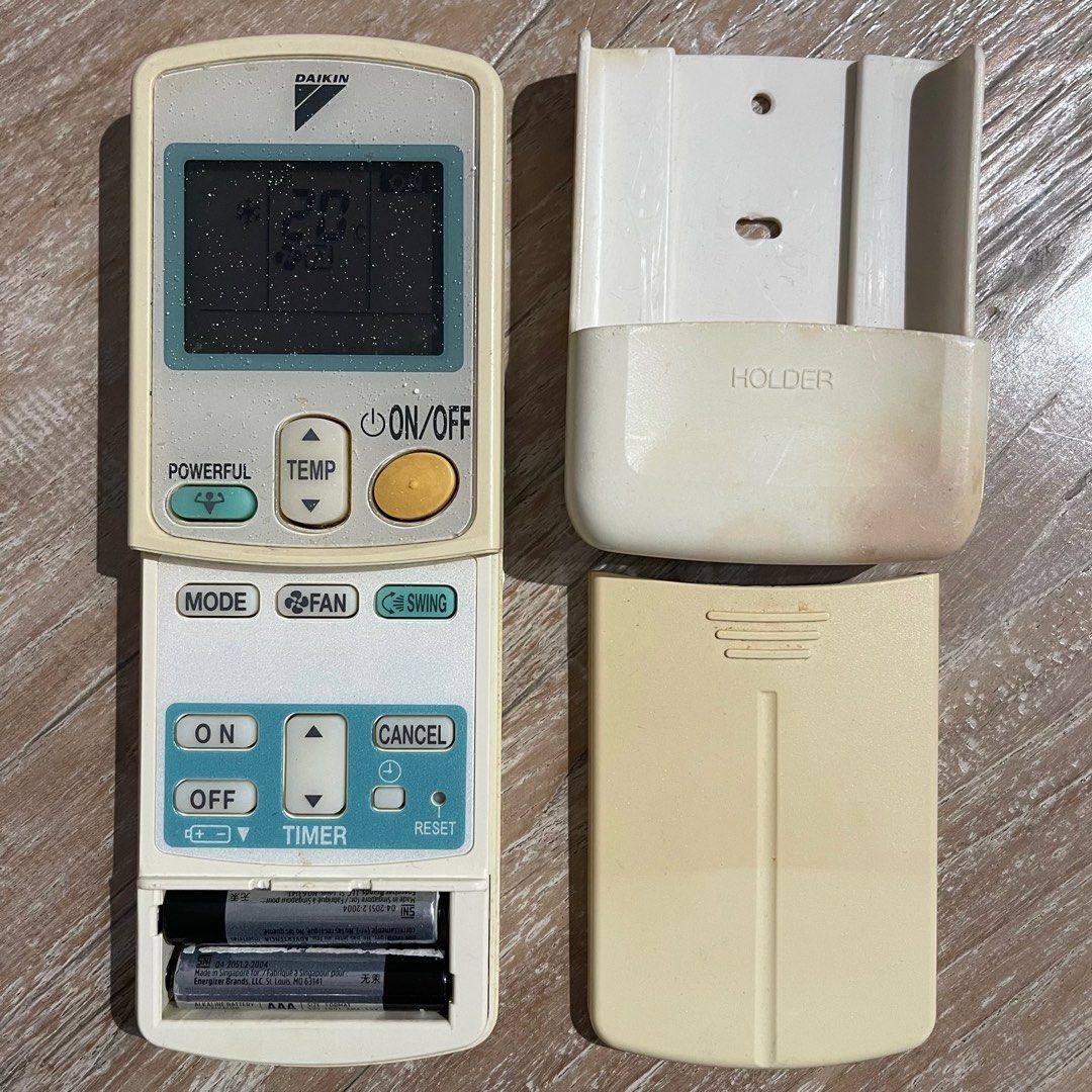 Original Daikin Aircon Remote Control, TV & Home Appliances, Air ...