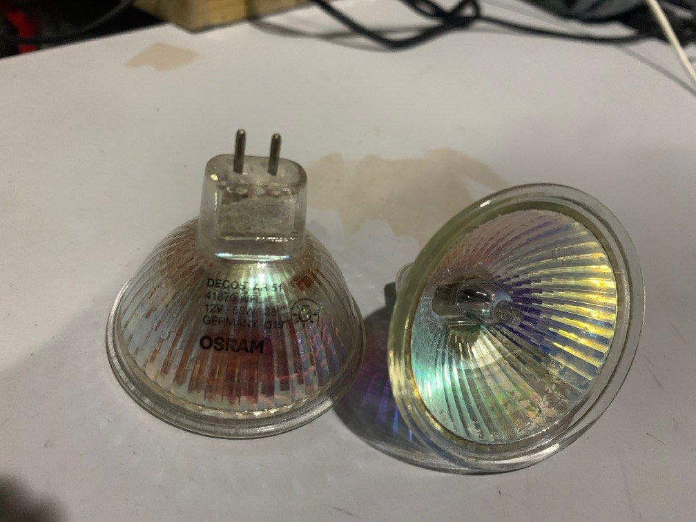 osram halogen bulb gu5.3 x 2 (50w 12v) - Germany , Furniture & Home ...