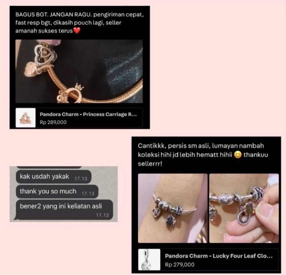 Pandora Ring - Princess Wishbone Rose Gold Cincin Pandora NEW, Fesyen ... Pandora Ring - Princess Wishbone Rose Gold Cincin Pandora NEW, Fesyen ...