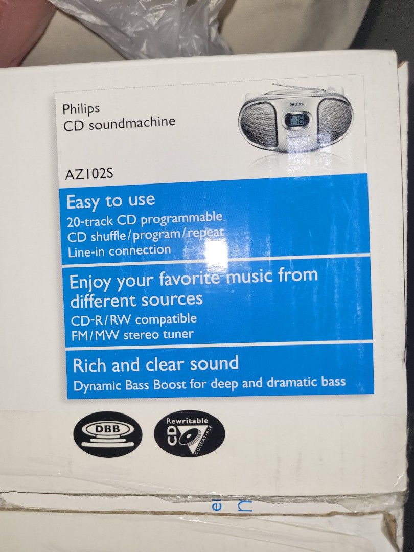 Philips Sound Machine CD Radio, Audio, Portable Music Players on Carousell