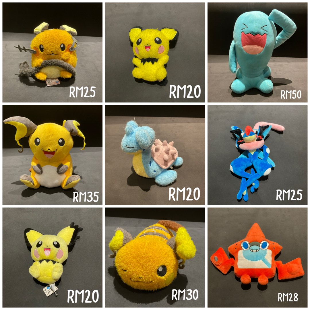 Pokemon Banpresto Plush Doll, Hobbies & Toys, Toys & Games on Carousell
