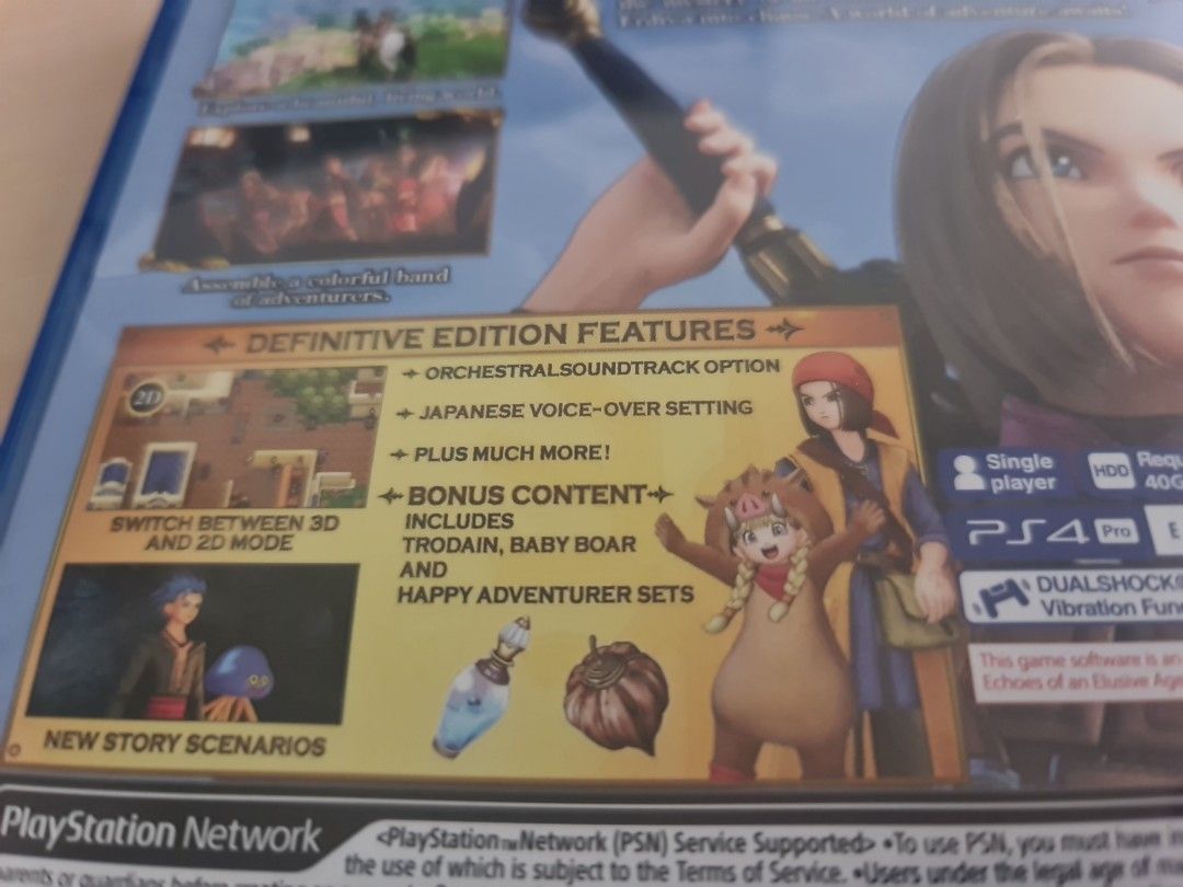 PS4 Dragon Quest XI Definitive Edition, Video Gaming, Video Games ...